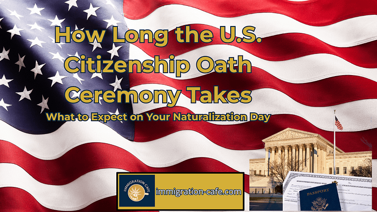 The Truth About How Long the U.S. Oath Ceremony Takes